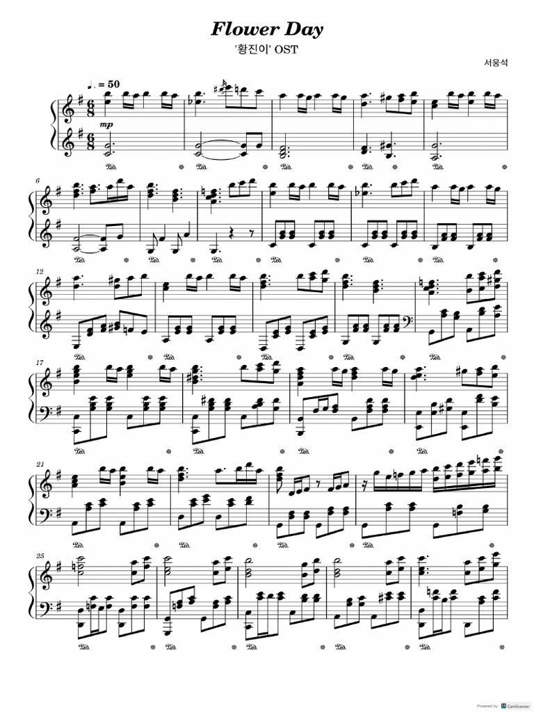 Flower Day SEO Woong Seok (Piano) | PDF