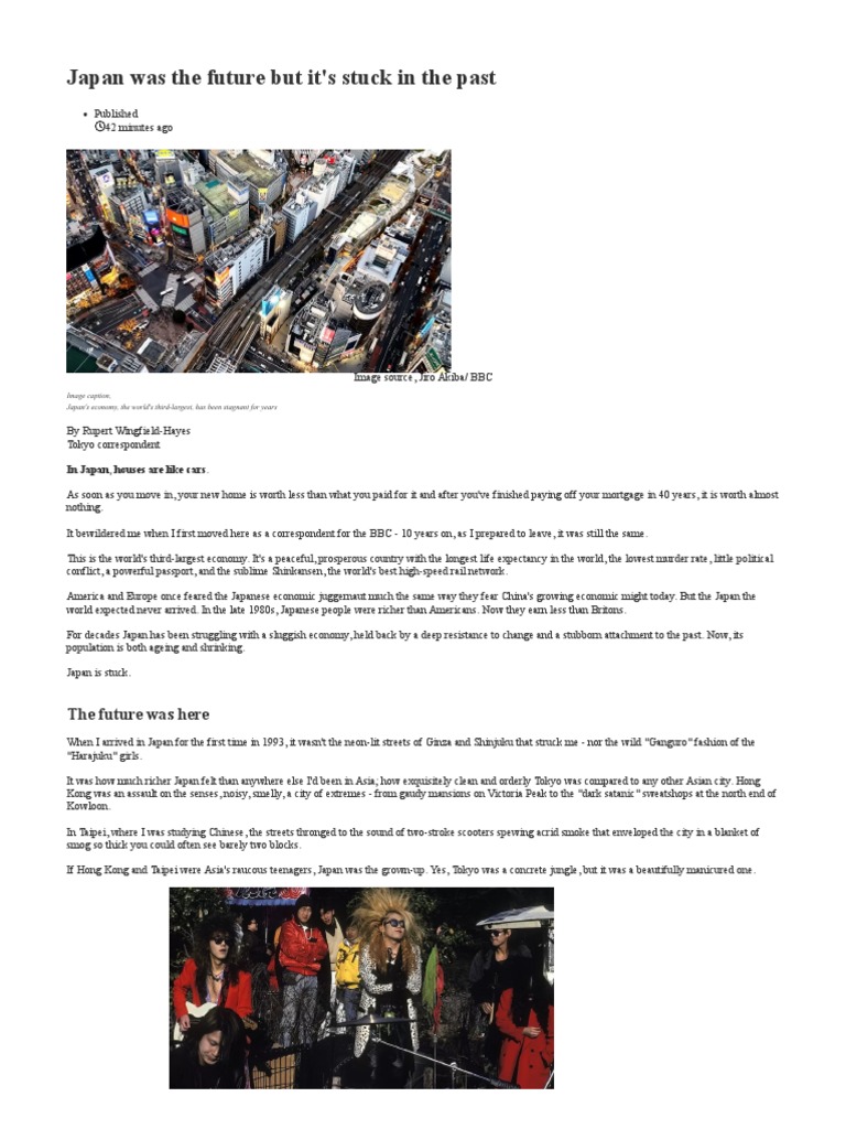 Japan's Economic Stagnation and Aging Population | PDF | Japan | Tokyo