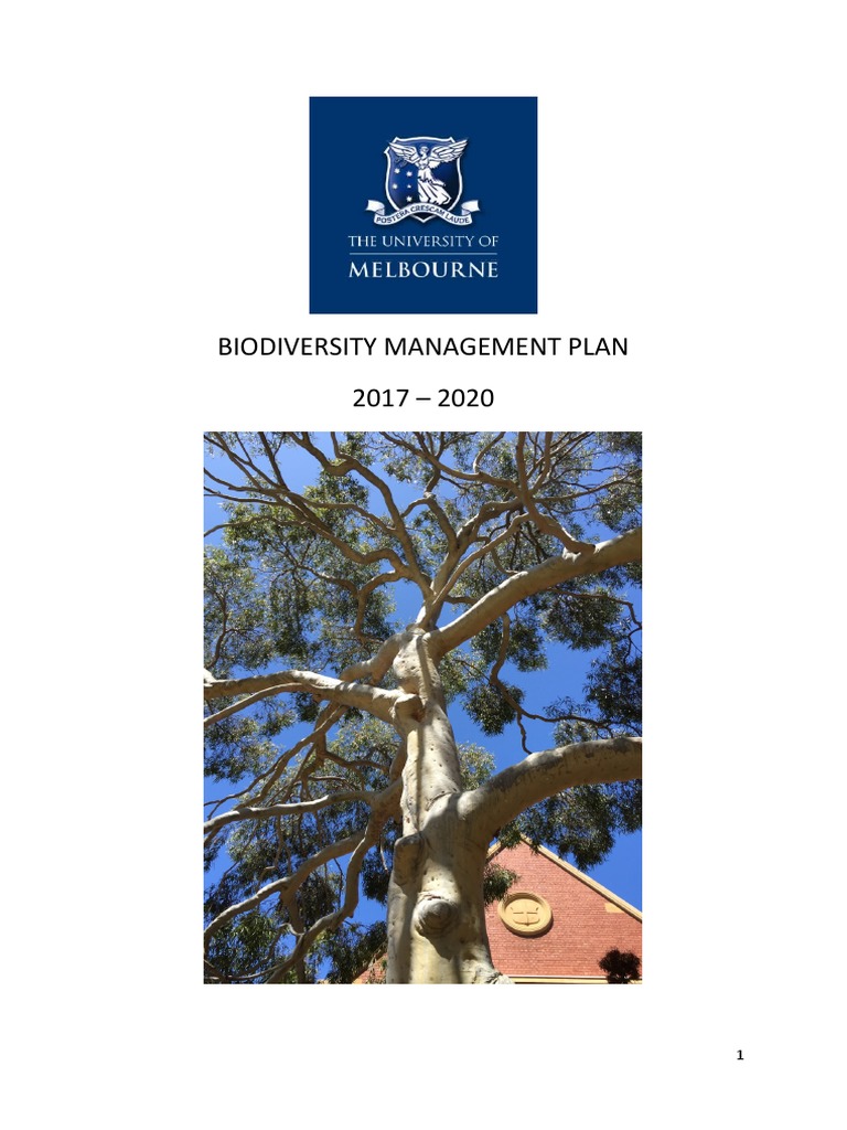 Biodiversity Management Plan 2017 | PDF | Biodiversity | Habitat ...