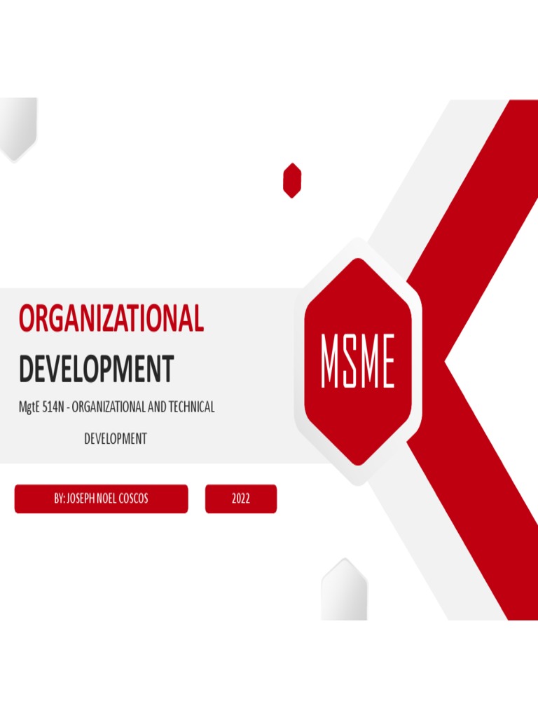 Organizational Development Guide | PDF | Organization Development | Performance Management