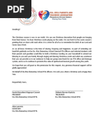 Christmas Gift Giving Solicitation Letter | PDF | Wellness | Lifestyle