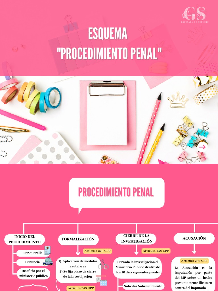 Esquema Procedimiento Penal - Génesis Salas | Descargar gratis PDF ...