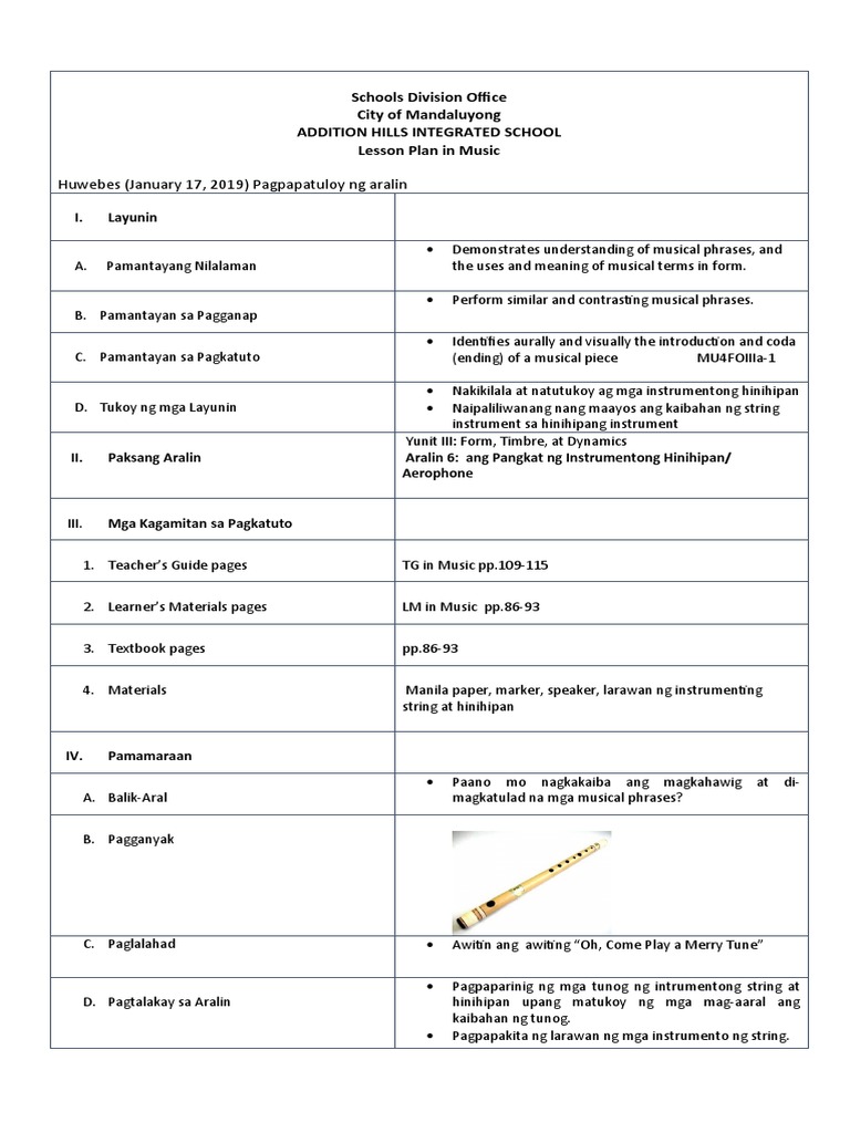 MUSIC Aralin 6 | PDF