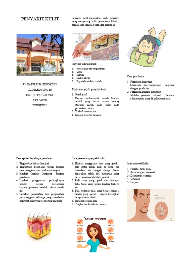 Leaflet Poli Kulit 1 | PDF