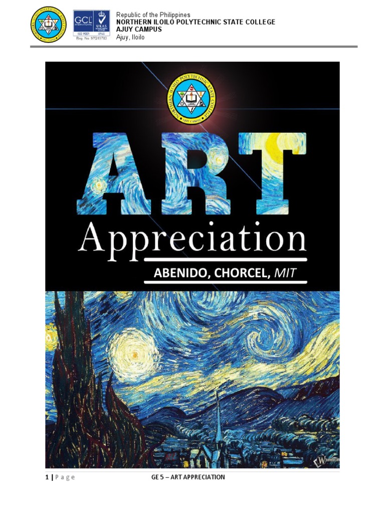 Module 1-3 Art Appreciation | PDF | Humanities | The Arts