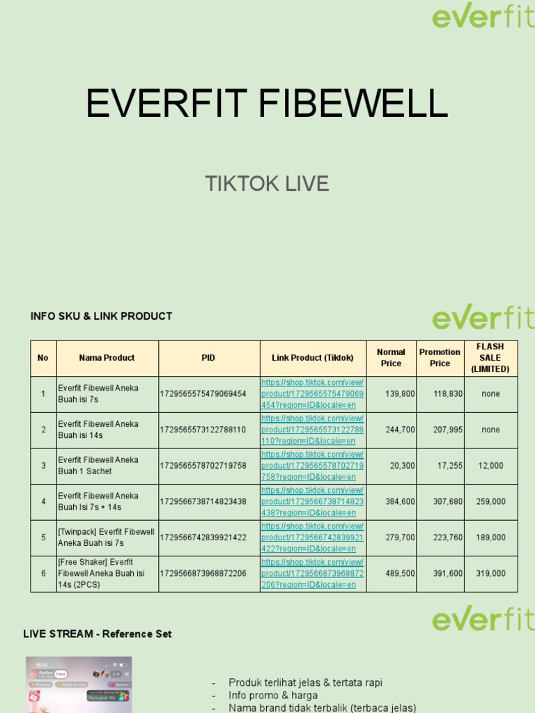 Ef-Brief Tiktok Live | PDF