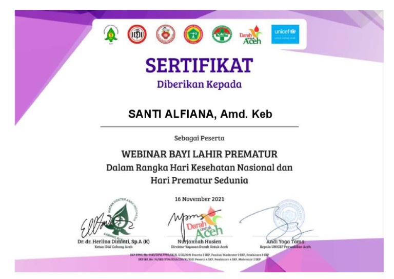 Sertifikat IBI | PDF