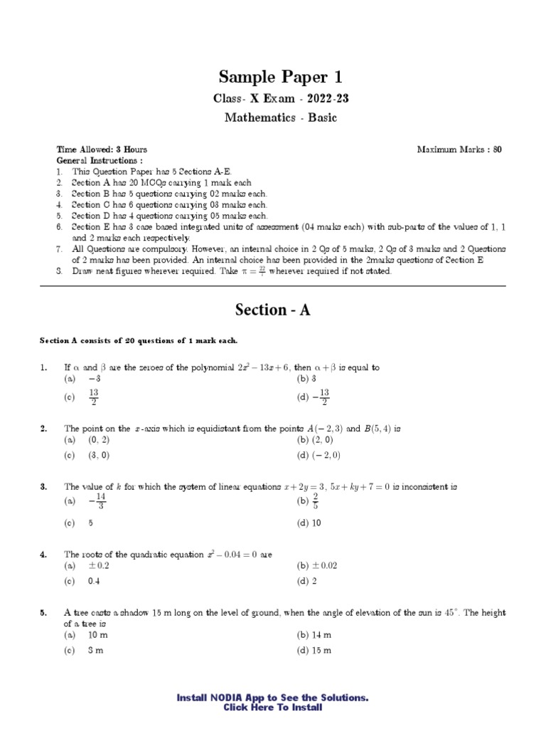 SP Maths Basic 1 Unsolved-Merged | PDF | Circle | Elementary Geometry