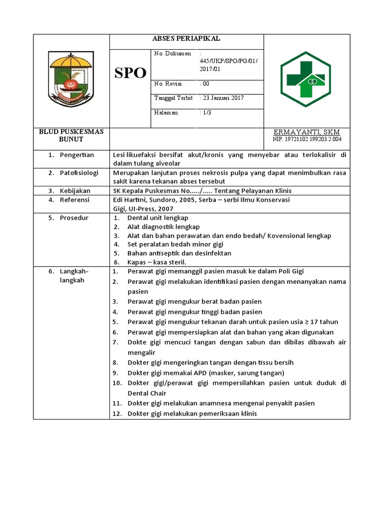 Abses Periapikal | PDF