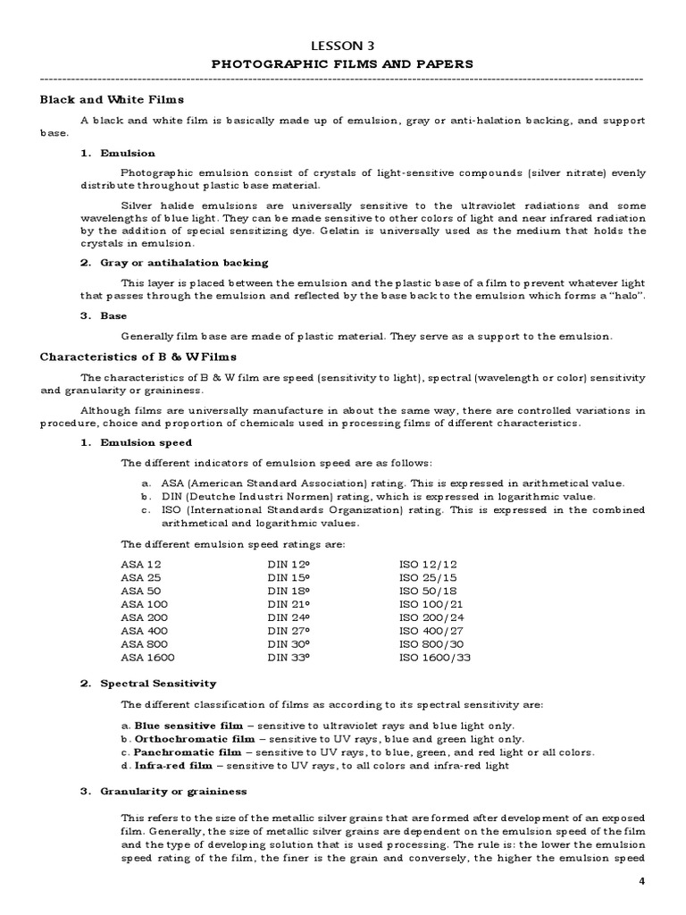 Forensic 1 Lesson 3-4 | PDF | Camera | Film Speed