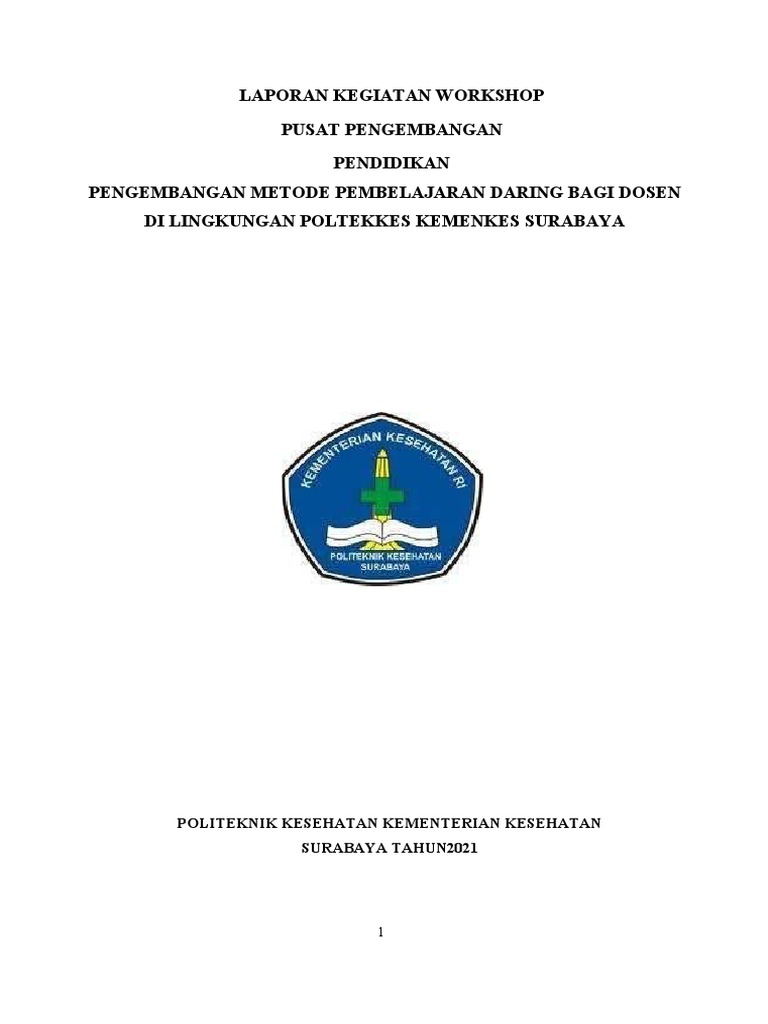 Laporan Workshop 17 Juni 20211637509384 | PDF