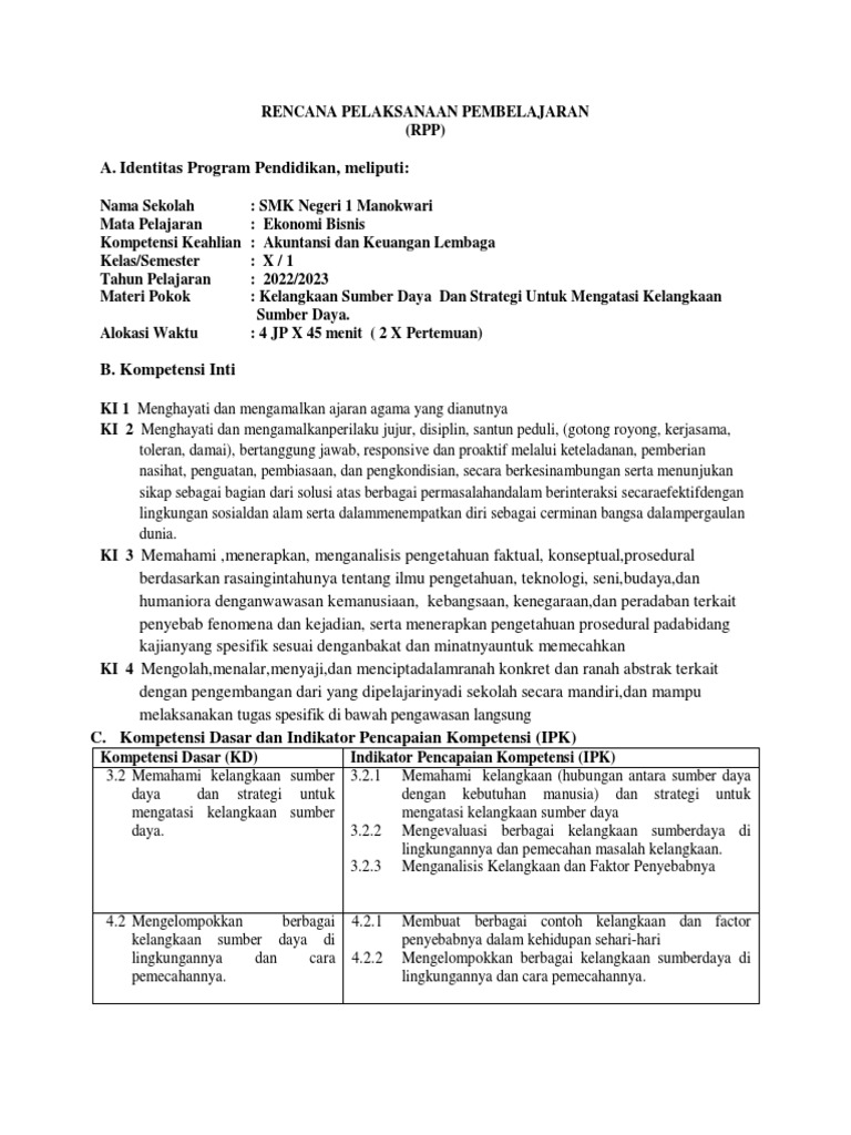 Perangkat Pembelajaran Materi 1, Diana | PDF | Karier & Perkembangan