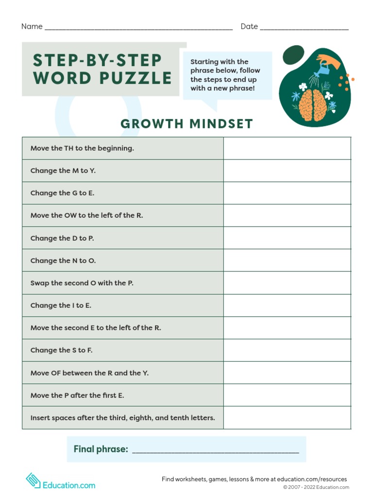 step-by-step-word-puzzle | PDF