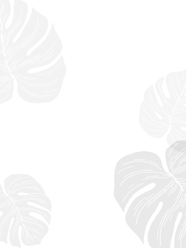 Blue Aesthetic Leaf Paper Border | PDF