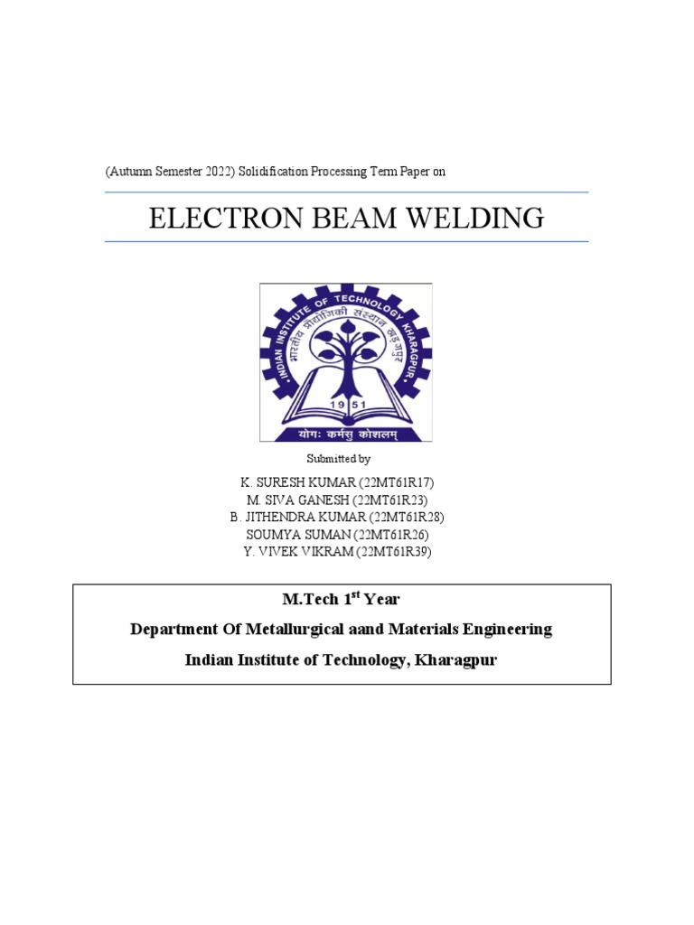 Ebw Term | PDF | Welding | Construction