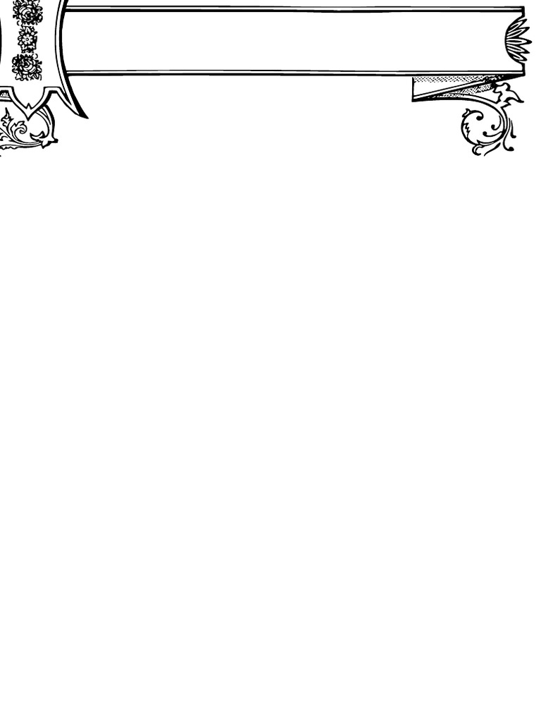 Blue Aesthetic Leaf Paper Border | PDF