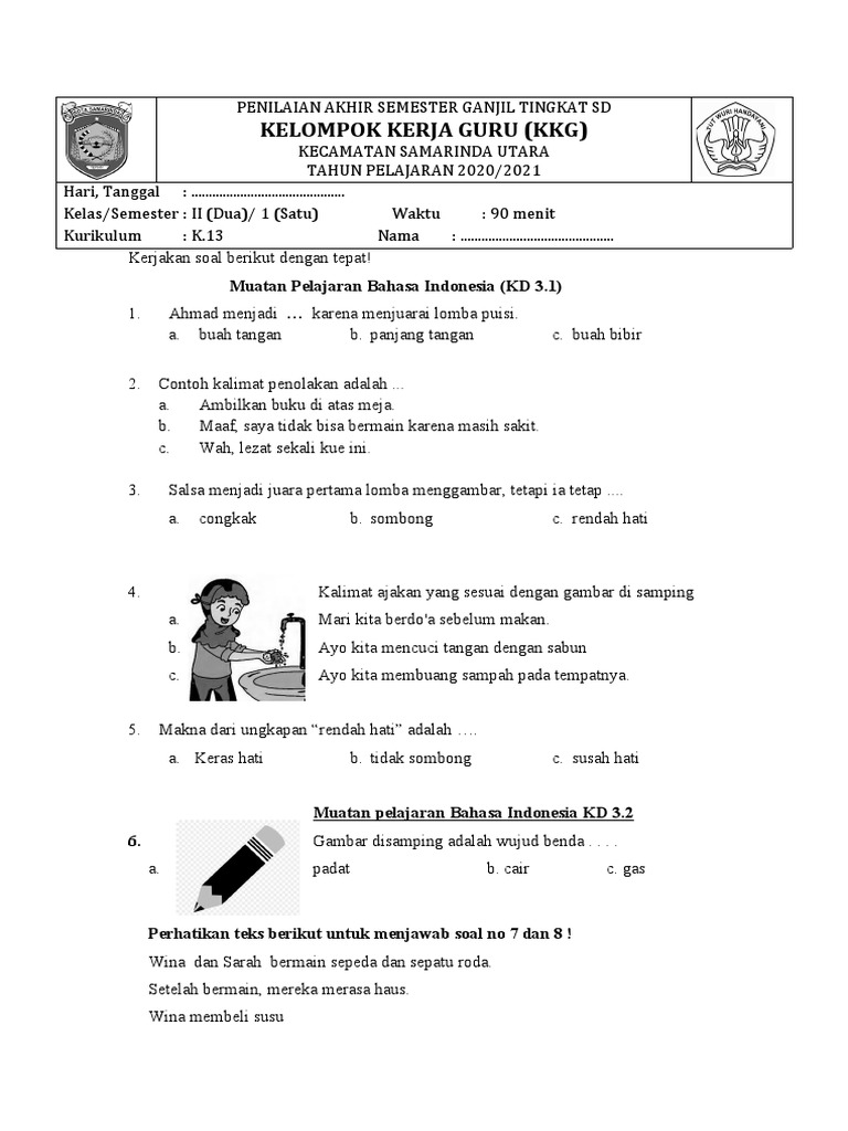 Soal BHS - Indo | PDF