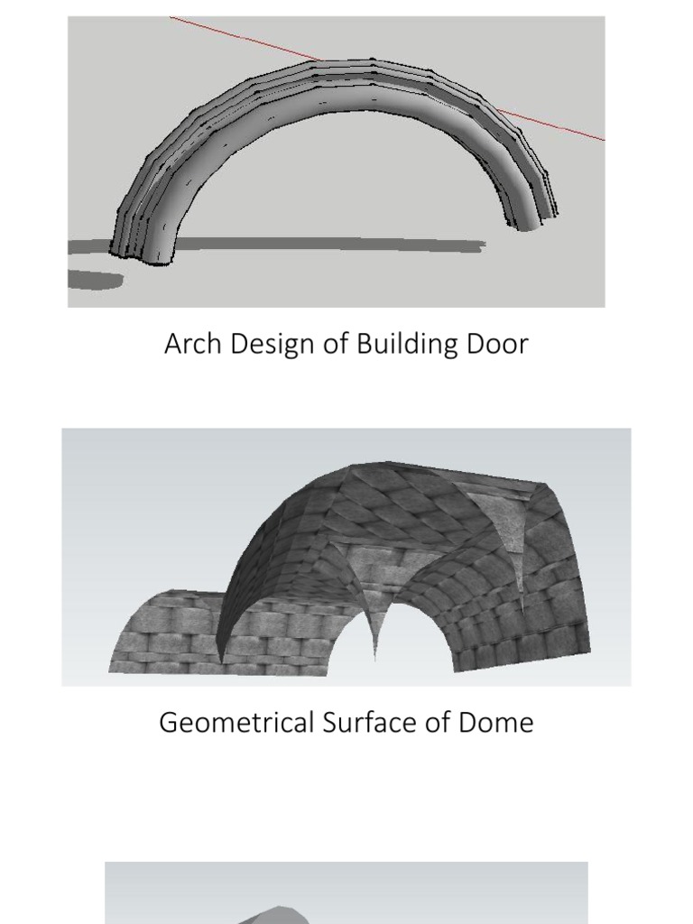 Arch Design of Building Door | PDF