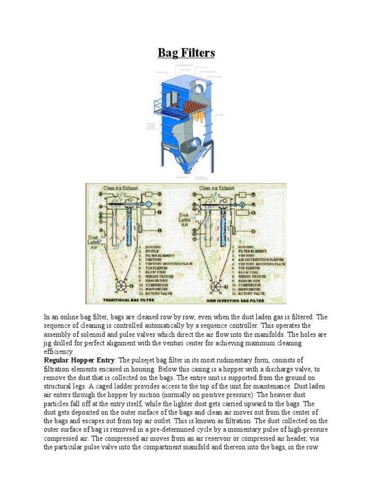 Piping - Bag Filters | PDF | Mechanical Engineering | Gases