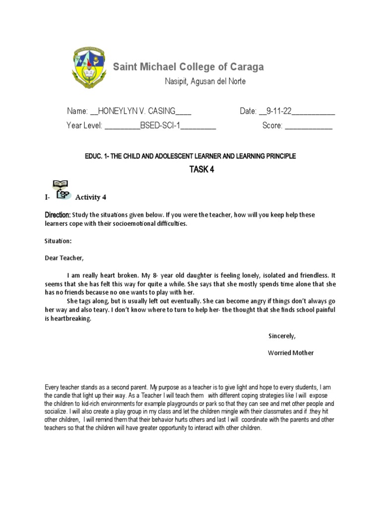 Educ Task 4 | PDF