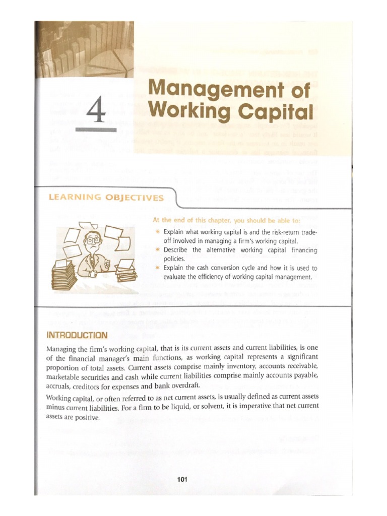 Chapter 4 - Management of Working Capital Tutorial Focus On Exam | PDF