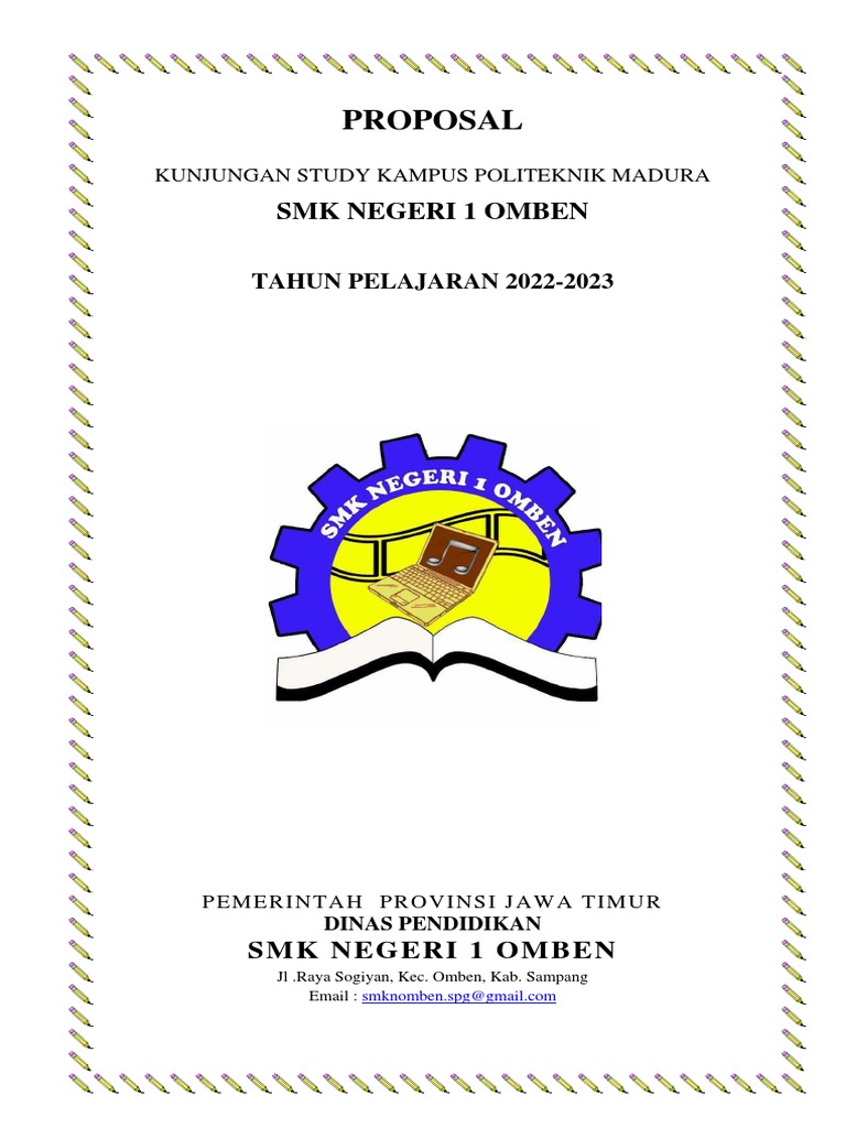 Proposal SMKN 1 Omben | PDF
