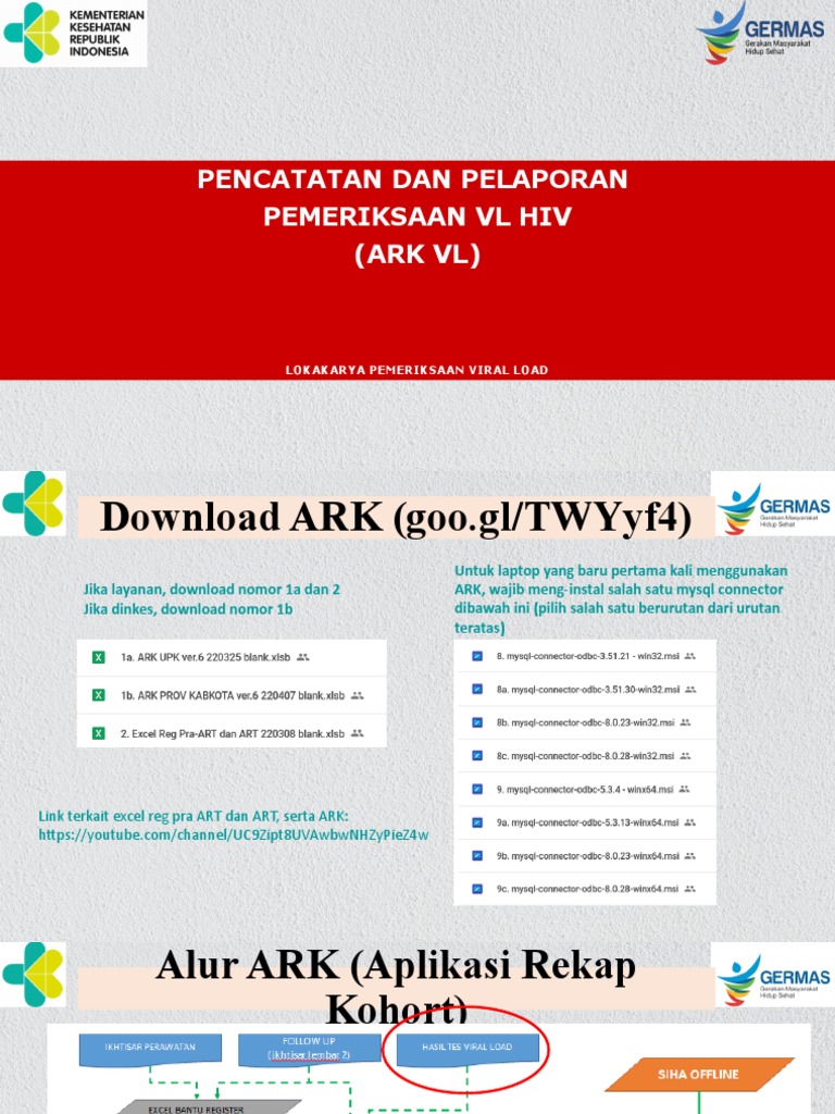 Pencatatan Dan Pelaporan Pemeriksaan VL HIV (ARK VL) | PDF