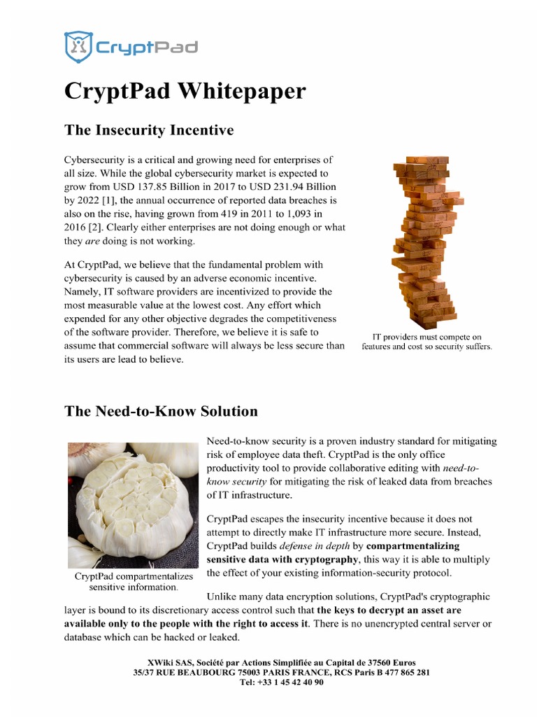 CryptPad Whitepaper v1.0 | PDF