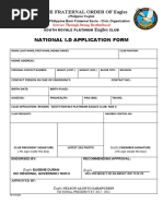 EAGLES Application Form | PDF | Government