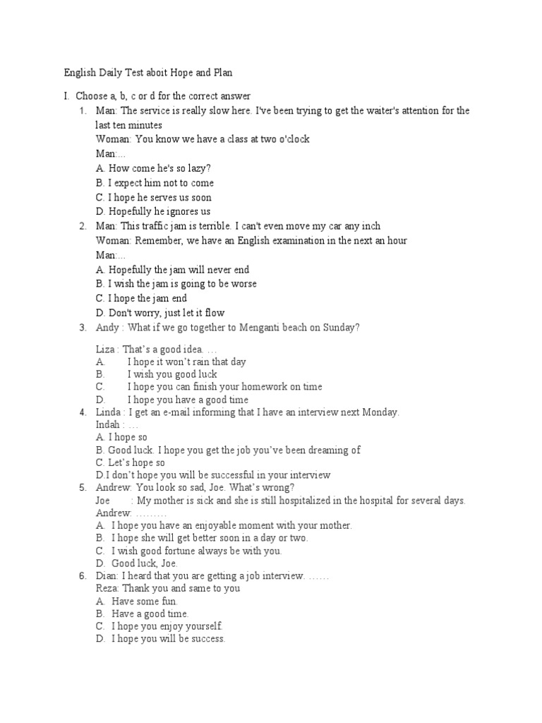 UH HOPE and PLAN | PDF