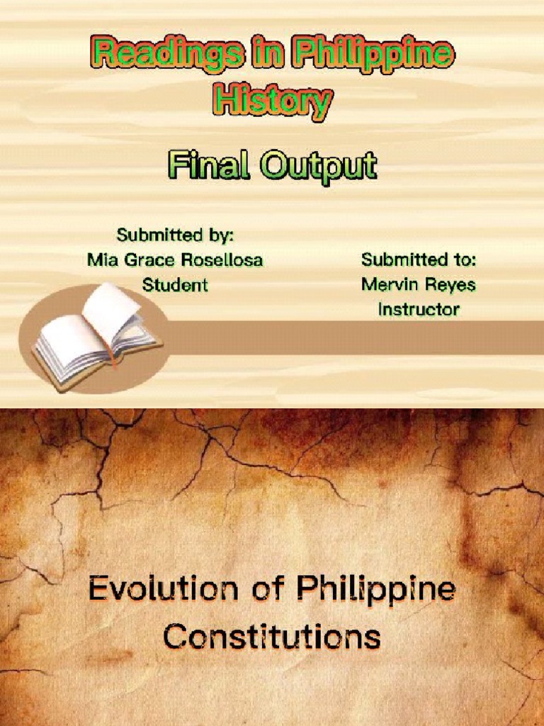 Evolution of Philippine Constitutions | PDF | Constitution | Governance