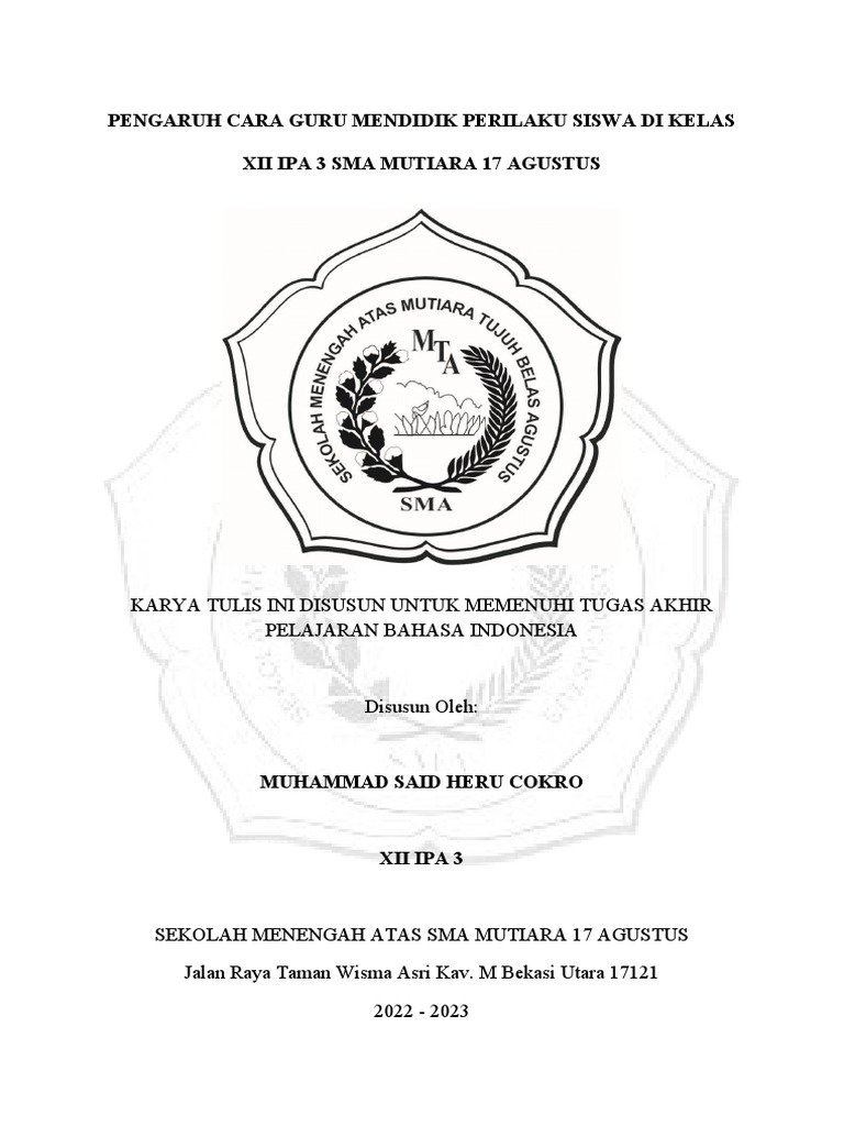 Kti Coki | PDF | Karier & Perkembangan