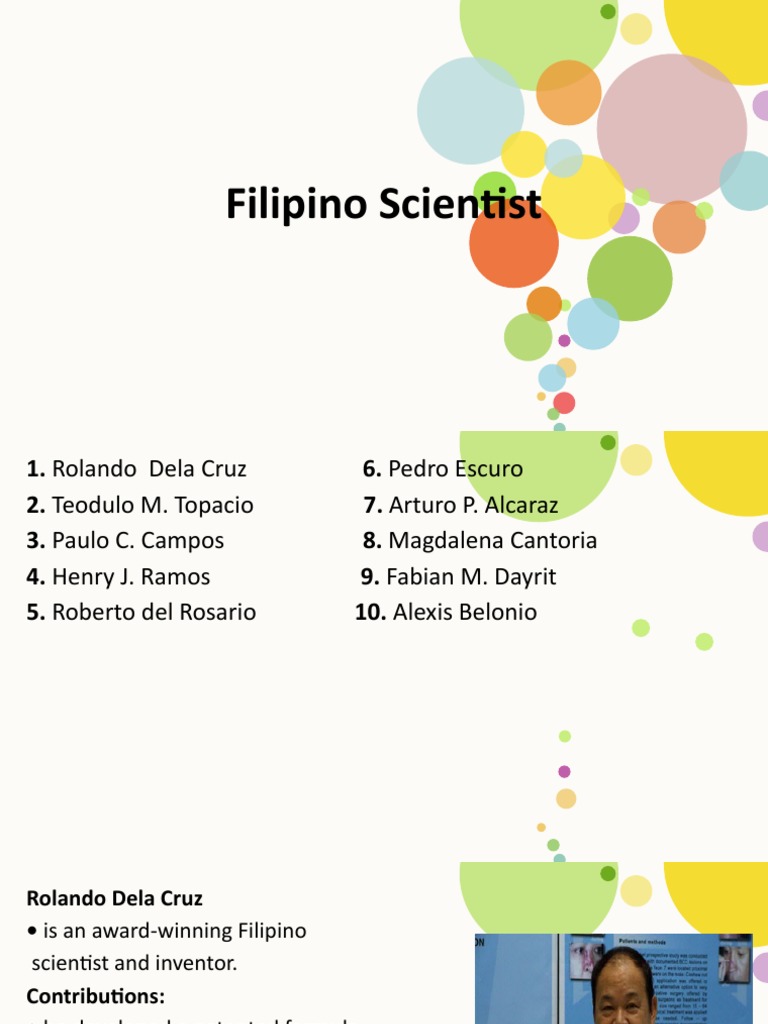Filipino Scientists and Their Innovations | PDF