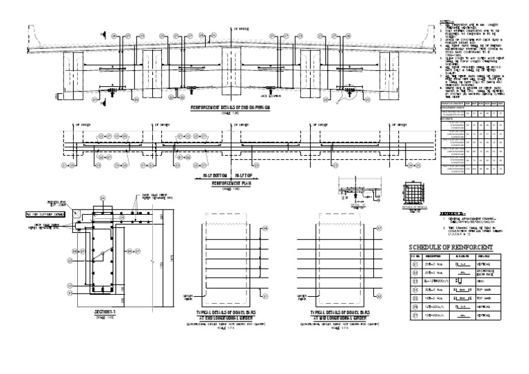 Reinforcement Details of End Diaphragm | PDF | Civil Engineering ...
