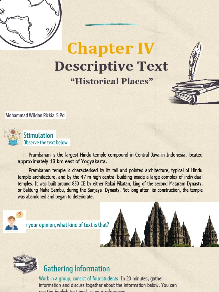 Chapter IV - Descriptive Text (Historycal Places) | PDF