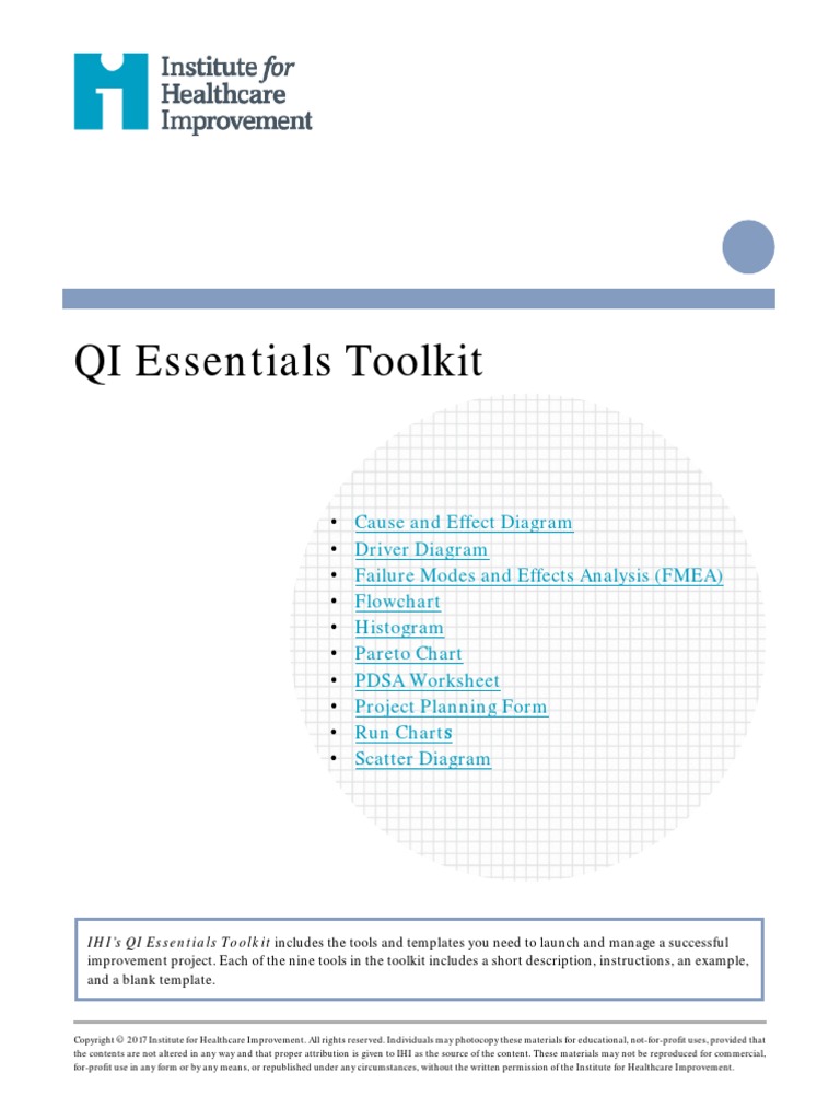 Qi Essentials Toolkit | PDF | Health Care