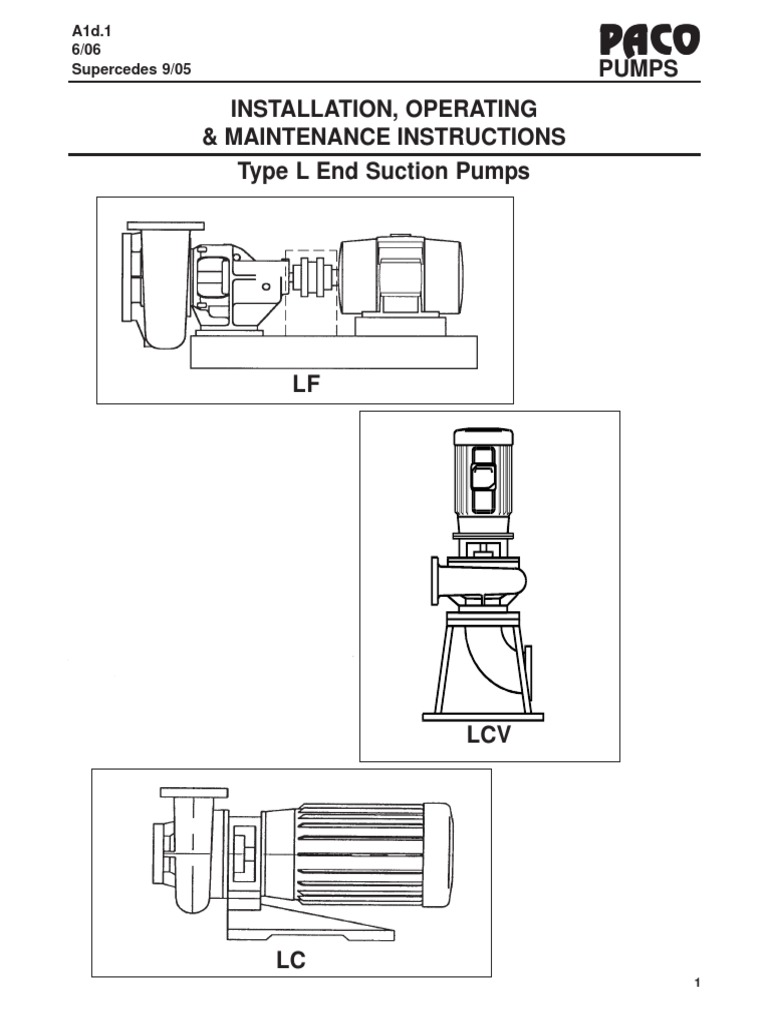Pump Manual | PDF