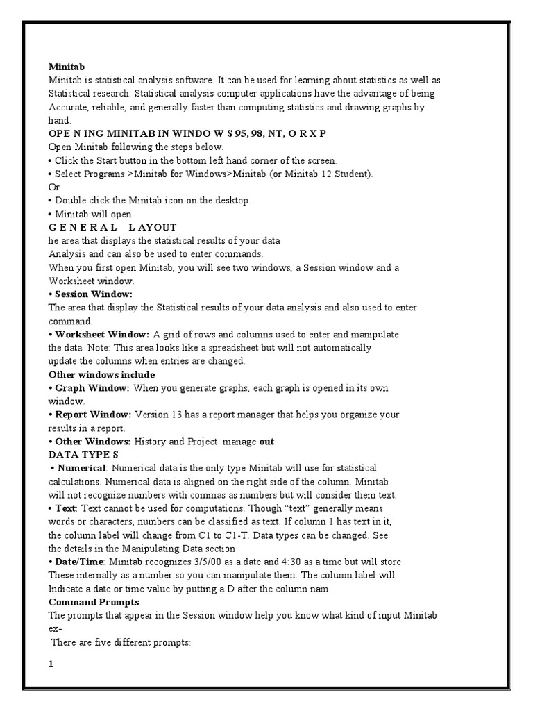 Minitab Download Free Pdf Analysis Of Variance Student S T Test