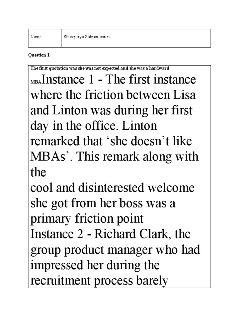 IMT - Lisa - Benton - Project | PDF