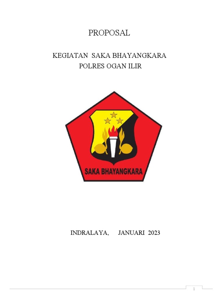 Proposal Saka Bhayangkara | PDF