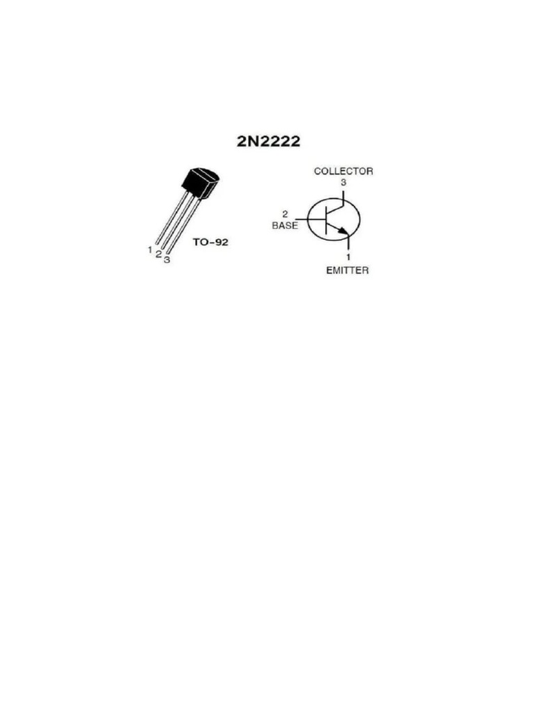 2n2222a Transistor Pinout | PDF