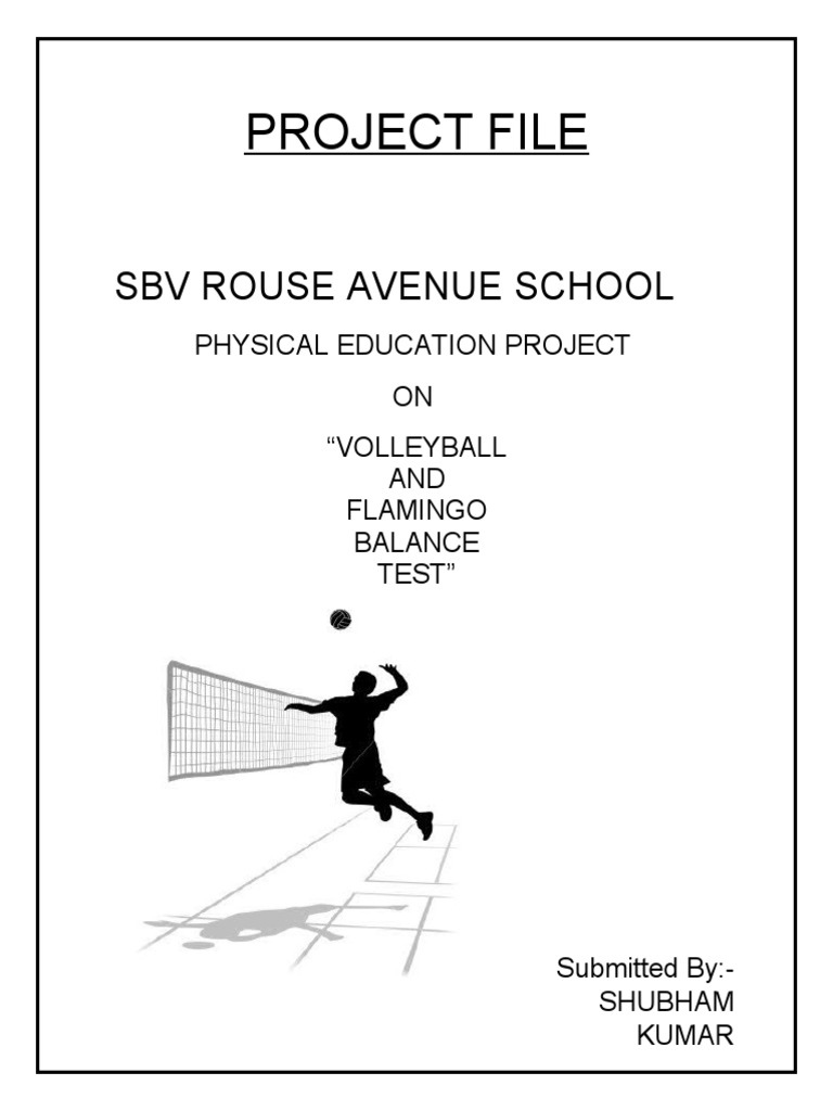 Project File Volleyball | PDF | Volleyball | Sports
