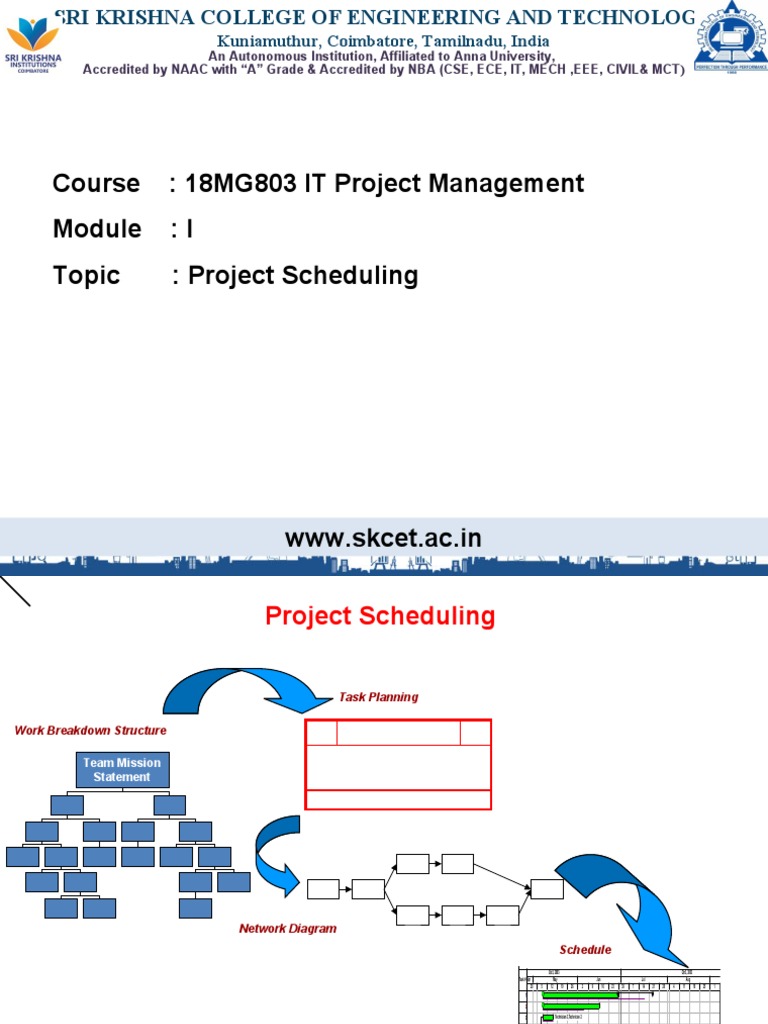 1.5 Project Scheduling | PDF | Project Management | Business Process