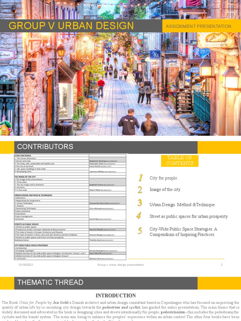 Group 05 Urban Design Presentation | PDF | City