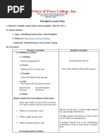 Detailed Lesson Plan in Music Timbre | PDF | Performing Arts | Sound