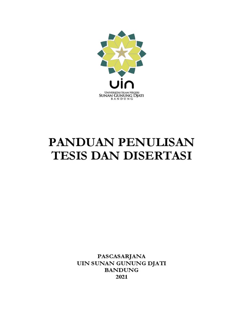 Buku Panduan Penulisan Tesis Dan Disertasi | PDF | Bisnis
