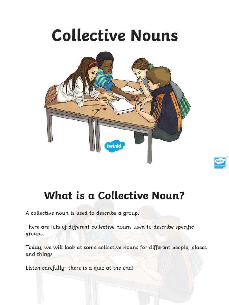 Understanding Collective Nouns | PDF | Foreign Language Studies | Young ...