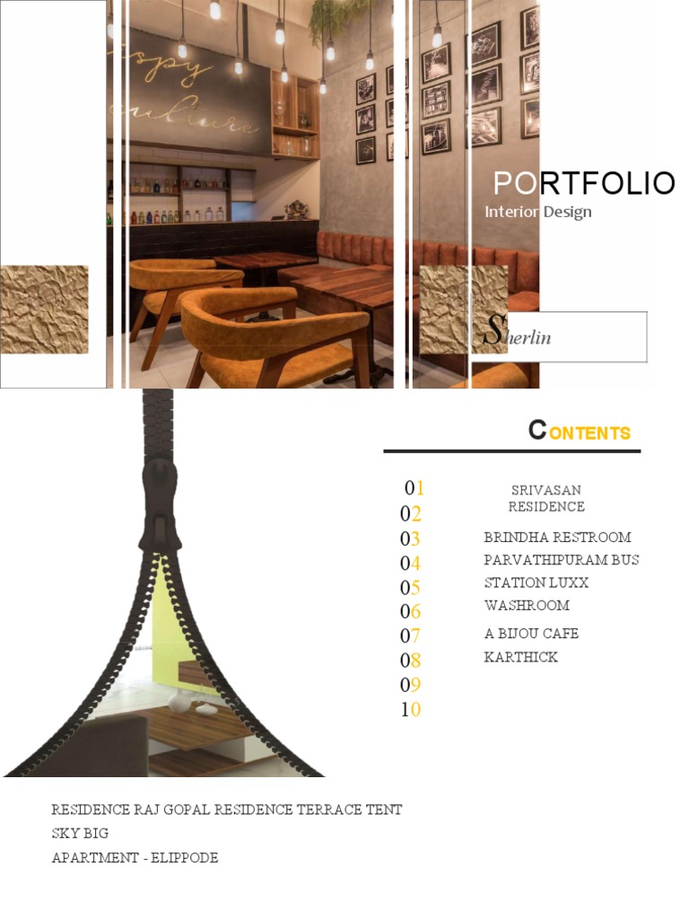 Interior Design Portfolio Showcase | PDF
