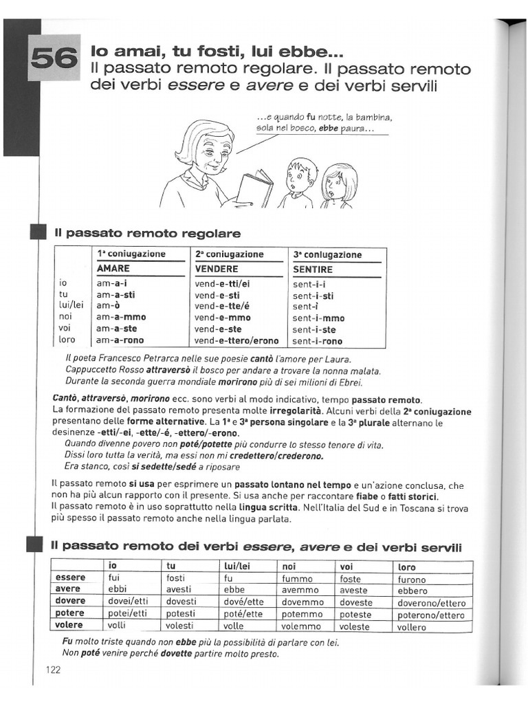 Passato Remoto I Trapassato Prossimo | PDF