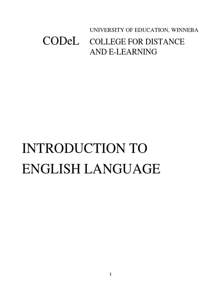 Introduction to English Language System | PDF | Syllable | Speech